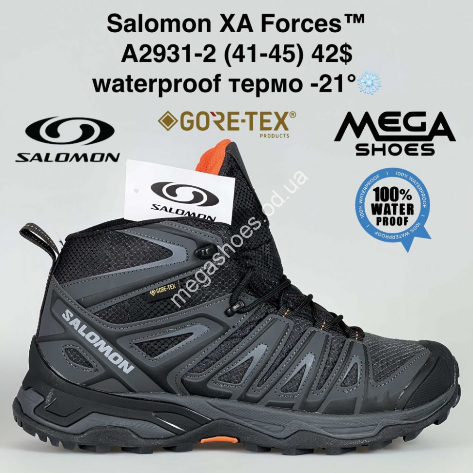Мужские кроссовки Salomon XA Forces™ waterproof термо -21° A2931-2 SU ...